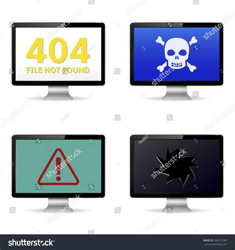 system error message test image on stock illustration 396751393
