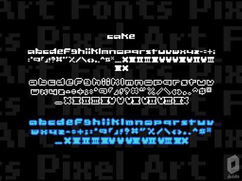 Pixel Art Fonts For Unity