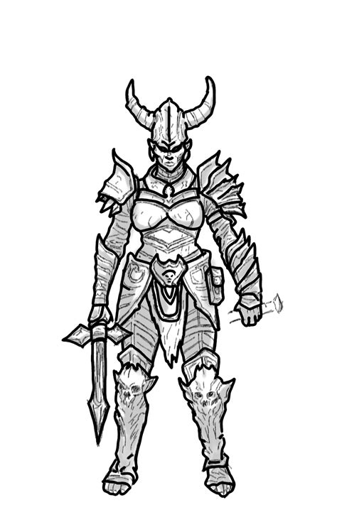 Half Orc Female Dnd Charachter Concept By Mouravy On Deviantart