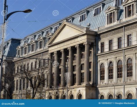 University of Bucharest, Romania Editorial Photography - Image of pillars, higher: 185904527
