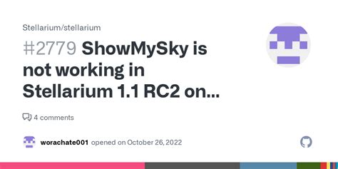 Showmysky Is Not Working In Stellarium 11 Rc2 On Linux · Issue 2779 · Stellariumstellarium