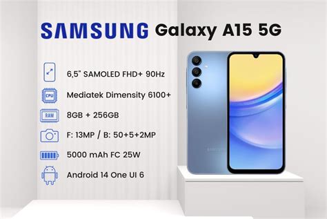 Spesifikasi Samsung Galaxy A15 5G Harga 3 5 Juta Bagus Elppas Com