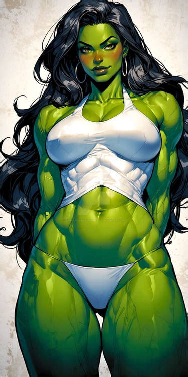 Sexy She Hulk By Huemanconsciousness On Deviantart