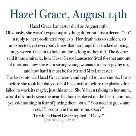 Noooooooo Augustus Waters Letter To Hazel Augustus Eulogy
