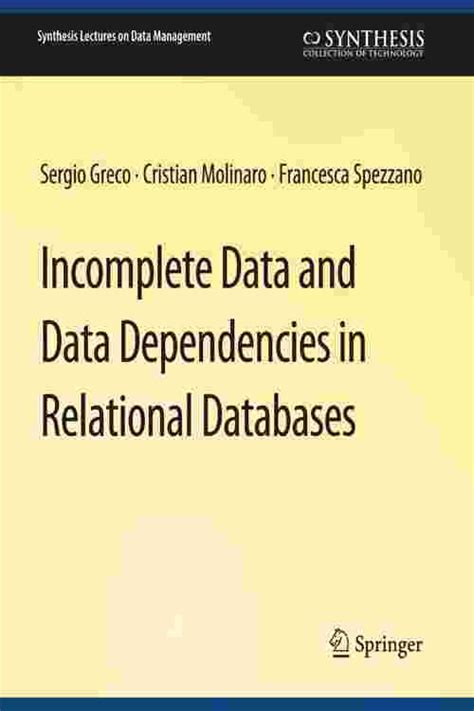 [pdf] incomplete data and data dependencies in relational databases by