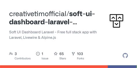 Issues · Creativetimofficial Soft Ui Dashboard Laravel Livewire · Github