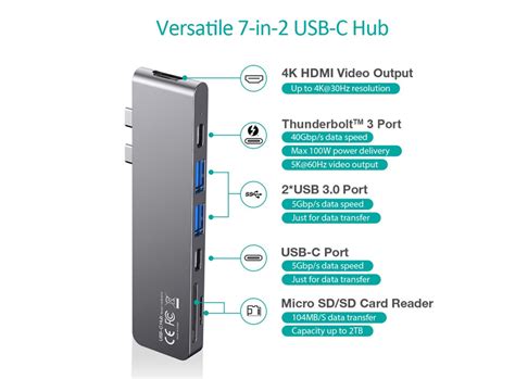 Shop Choetech 7 In 1 Usb C Multiport Adapter Hub M14 Online