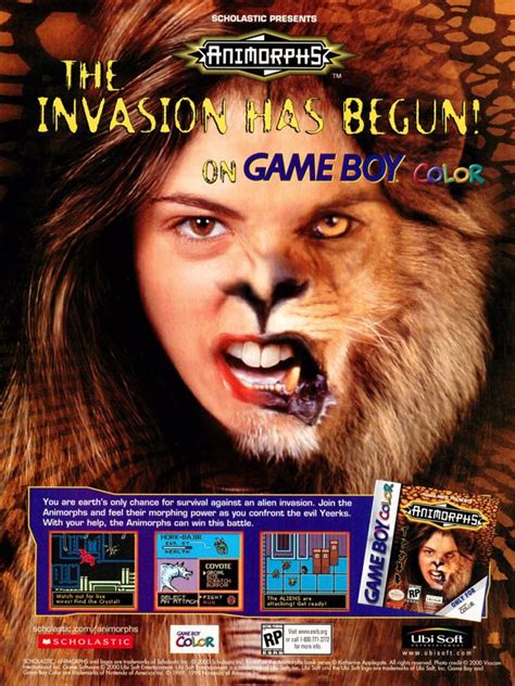 Animorphs Official Promotional Image Mobygames