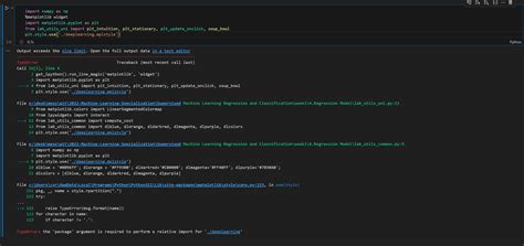 can not import deeplearning mplstyle in supervised learning like in c1