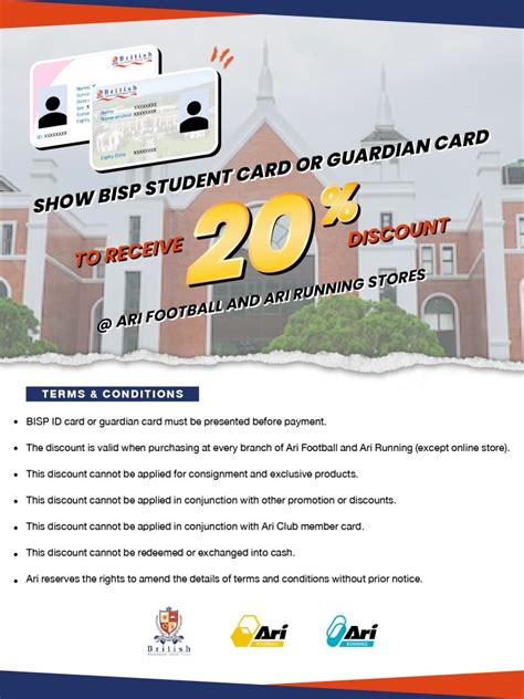 Ari Offers Instore Discounts For Bisp Families British International School Phuket