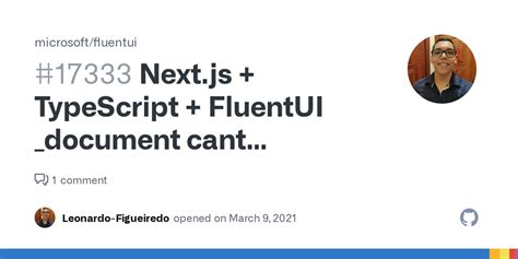 Nextjs Typescript Fluentui Document Cant Recognize The Styletags
