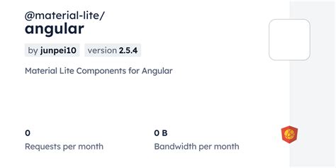 material lite angular cdn by jsdelivr a cdn for npm and github