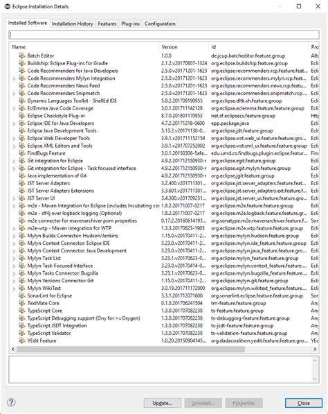 How To Determine Which Eclipse Feature Provides A Specific Jar File Stack Overflow
