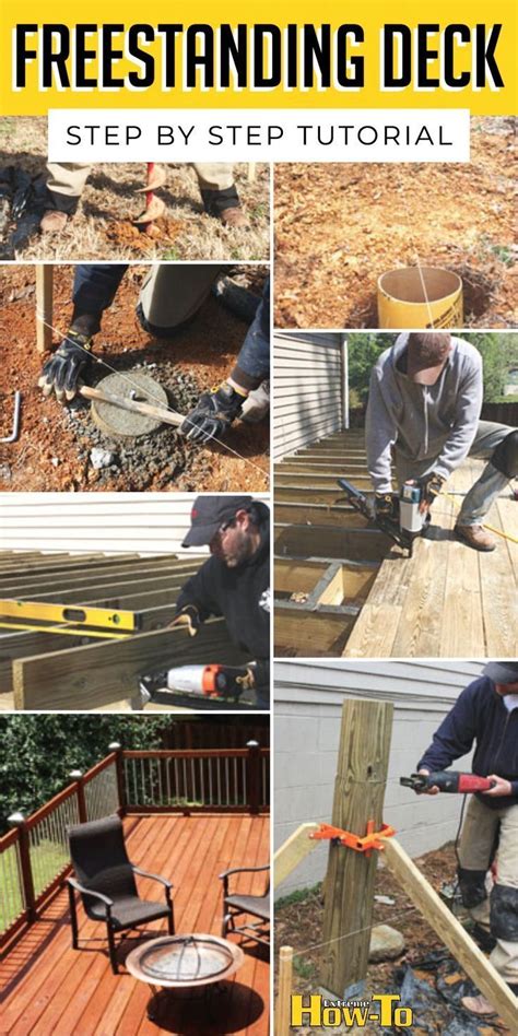 Diy Build A Freestanding Cantilevered Deck Artofit