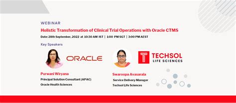 Transformation Of Clinical Trial Operations With Oracle Ctms
