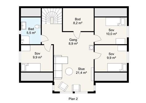 Selvik Tradisjonelt Hus Med En Effektiv Og Praktisk Planløsning Systemhus