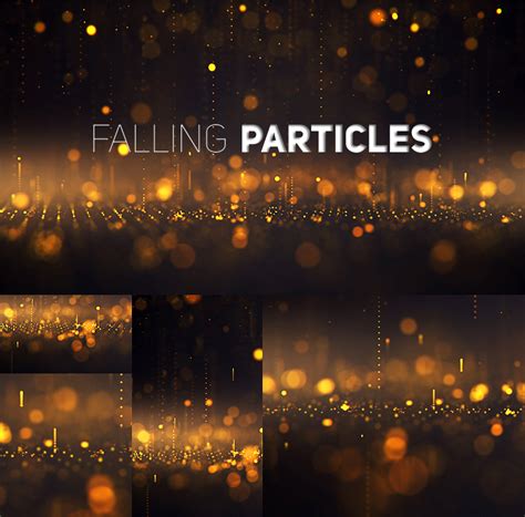 Falling Particles Behance