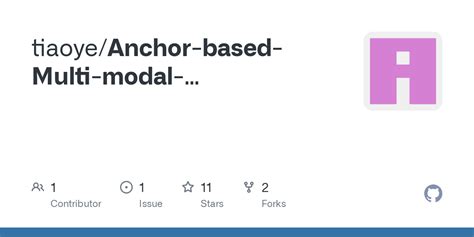 Github Tiaoyeanchor Based Multi Modal Transformer Network For