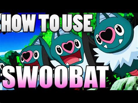 Pokémon How To Use Swoobat Op Swoobat Moveset Pokemon Omega Ruby