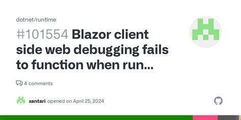 Blazor Client Side Web Debugging Fails To Function When Run Within Iis