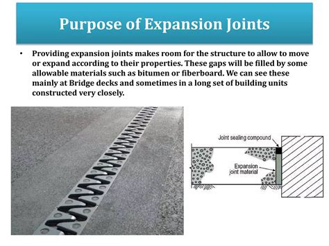 Difference Between Control Construction And Expansion Joints Pptx