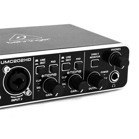 Behringer Umc202hd U Phoria Interface De Audio Umc202hd