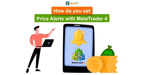 how do you set price alerts with metatrader 4