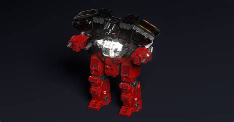 Assault Mech Kommandant 3d Robots Unity Asset Store