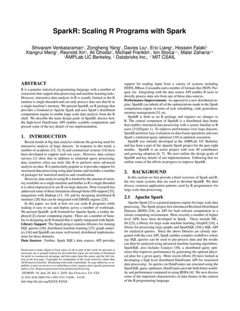 sparkr sigmod pdf