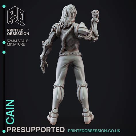 3d File Cain Scp Presupported Illustrated And Stats 32mm Scale