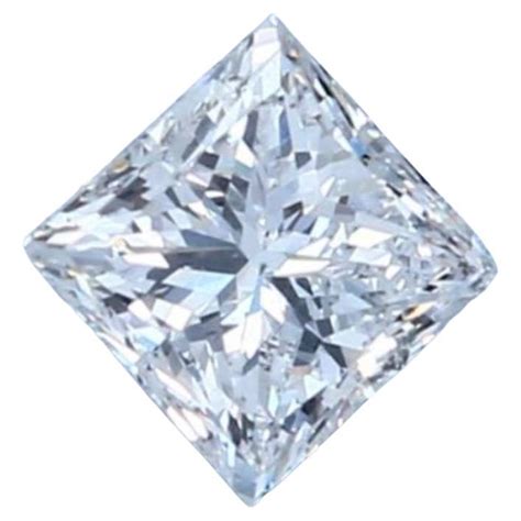 Gia Certified 091 Carat White Princess Brilliant Cut Loose Natural