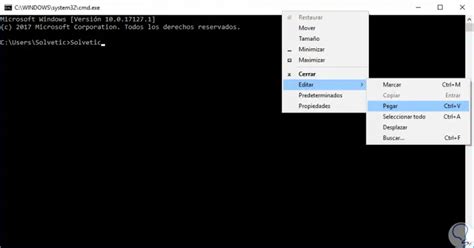 enable ctrl c and ctrl v in console cmd commands windows 10 8 7