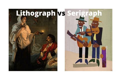 Lithograph Vs Serigraph Whats The Difference Artst