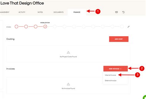 create and track invoices