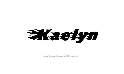 Kaelyn Name Tattoo Designs