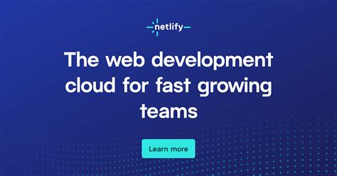 Netlify Enterprise On Aws Marketplace