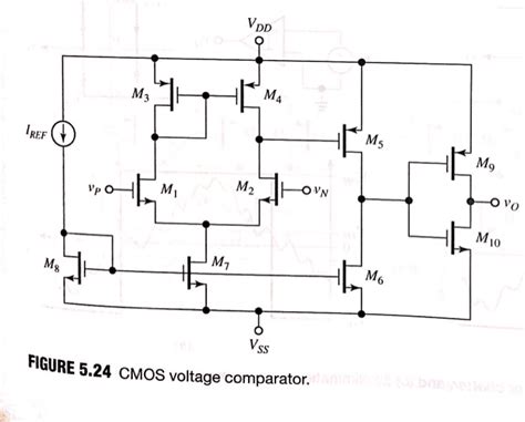 Solved 5 26 In The Cmos Comparator Of Fig 5 24 Let K
