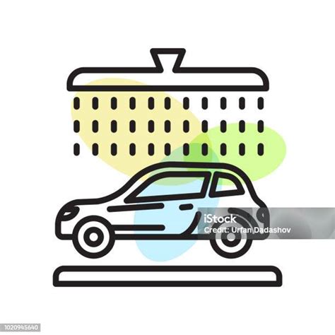 자동차 세척 아이콘 벡터 기호와 기호 흰색 배경 자동차 워시 로고 개념에 고립 교통수단에 대한 스톡 벡터 아트 및 기타 이미지 교통수단 깨끗한 디자인 Istock