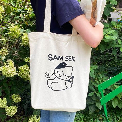 삼색이 고양이 캐릭터 에코백