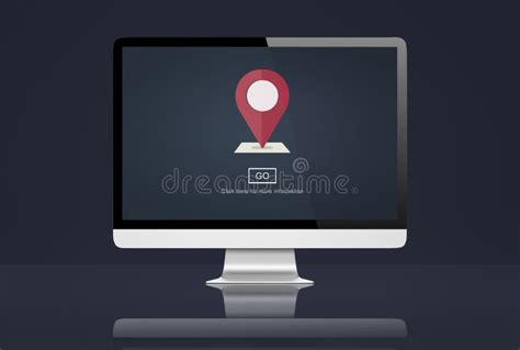 Technology Gps Location Maps Concept Stock Illustration Illustration Of Digital Emblem 77961867