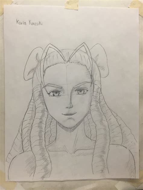 Karin Kanzuki Street Fighter Face Drawing Hentai