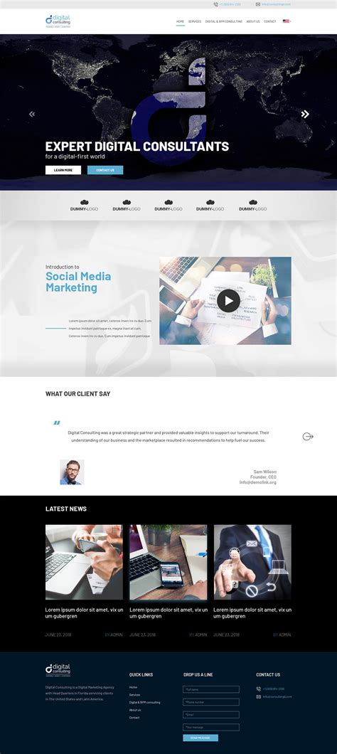 Digital Consulting Mockup On Behance