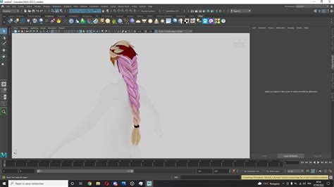 Hair Princess Braid Long 3d Model By Khaloui