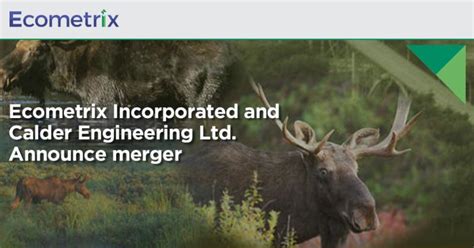 Elizabeth Haack On Linkedin Exciting News For Ecometrix And Calder