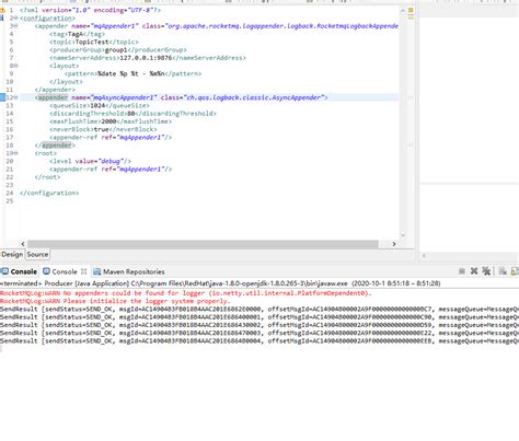 rocketmqlog warn no appenders could be found for logger · issue 2333 · apache rocketmq · github