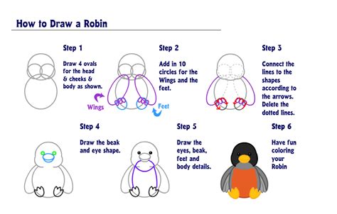 Learn How To Draw A Robin WKN Webkinz Newz