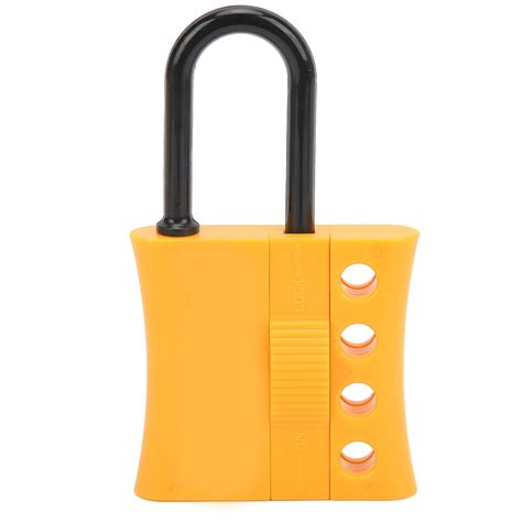 4 Hole Lockout Hasp Lock Insulated Safety 6mm Beam Diameter For