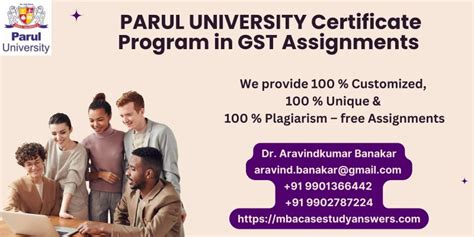parul university customized assignments on linkedin parul university