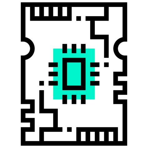 Board Circuit Engineering Pcb Robotic Technology Icon Download