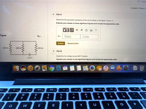 Solved Determine The Equivalent Resistance Of The Circuit In The Figure 07 Constants Part A